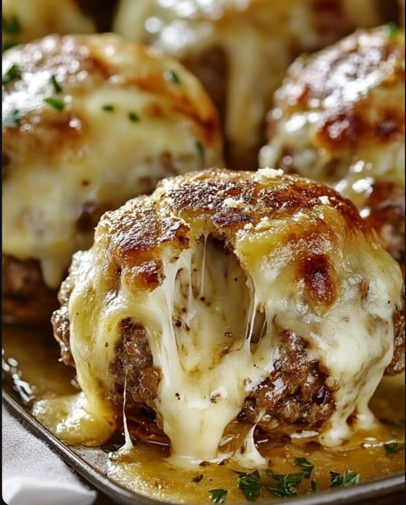 Garlic Parmesan Cheeseburger Bombs – dynamicdishes.com
