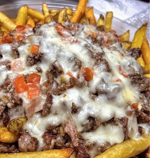 Philly Steak Cheese Fries – dynamicdishes.com