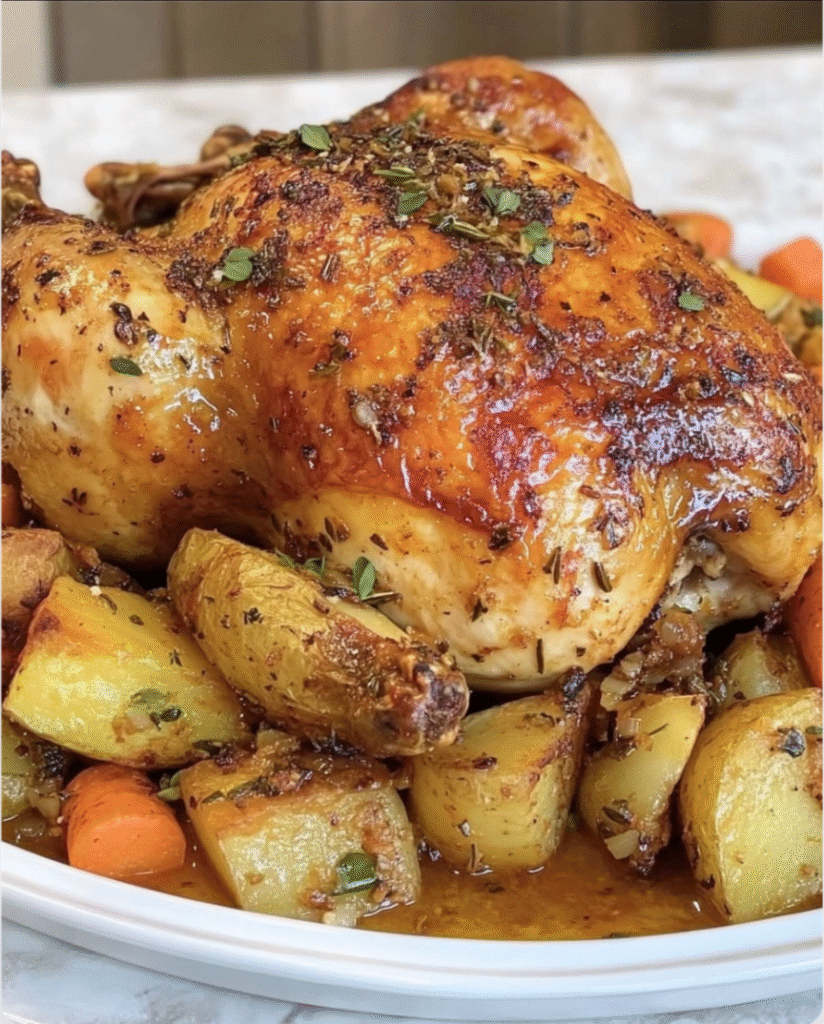 Garlic Butter Roasted Chicken – dynamicdishes.com