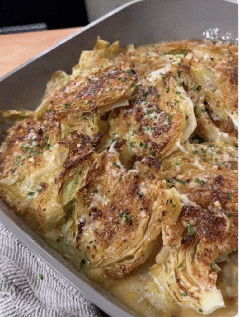 Garlic Parmesan Melting Cabbage – dynamicdishes.com