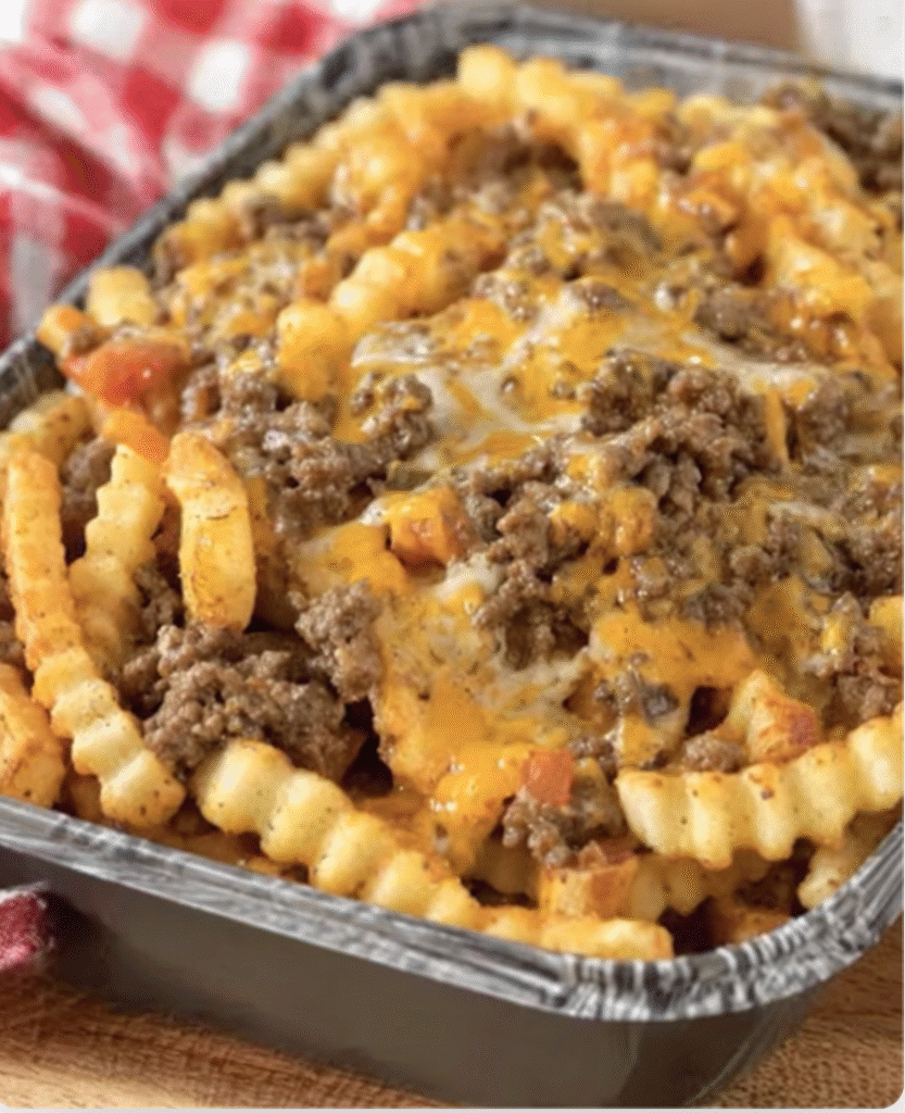 Cheeseburger French Fry Casserole – dynamicdishes.com