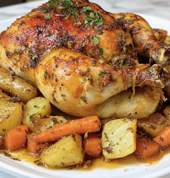 Garlic Butter Roasted Chicken – dynamicdishes.com