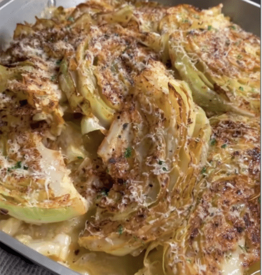 Garlic Parmesan Melting Cabbage – dynamicdishes.com