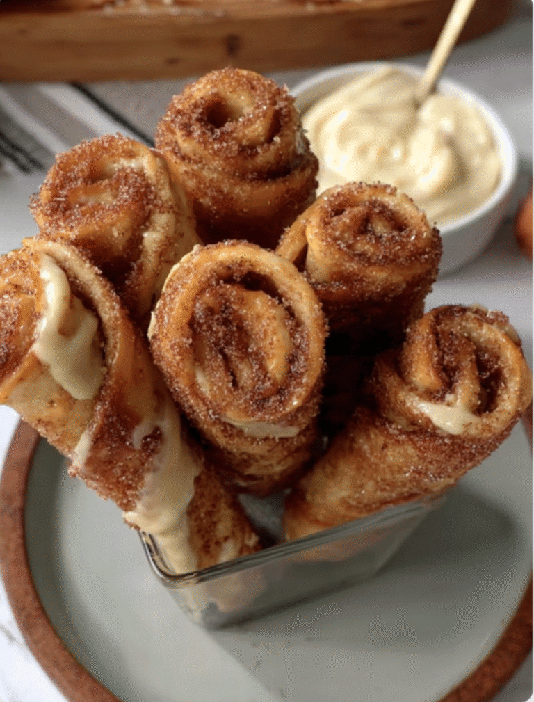Cinnamon Roll-Ups on a Stick – dynamicdishes.com