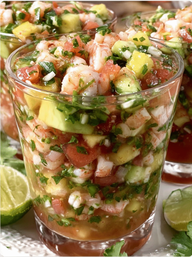 Mexican Shrimp Cocktail (Coctel de Camarones) – dynamicdishes.com