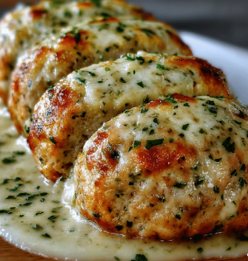 Cheesy Garlic Parmesan Chicken Loaf – dynamicdishes.com