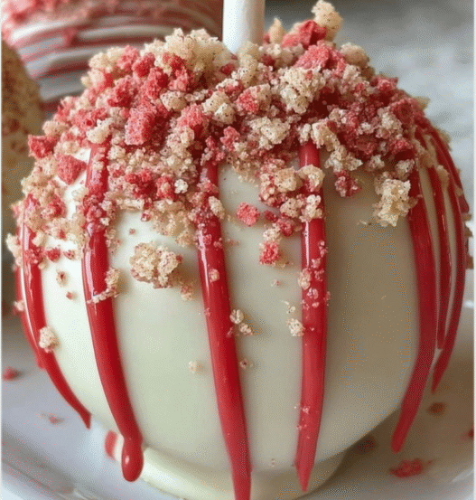 Strawberry Shortcake Candy Apples – dynamicdishes.com