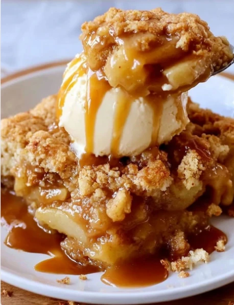 🍎🤎 Caramel Apple Dump Cake – dynamicdishes.com